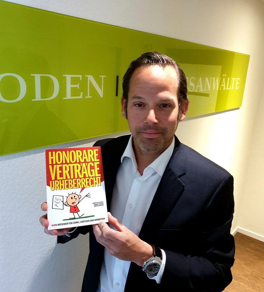Martin Boden Mitautor ICOM-Ratgeber "Honorare Verträge Urheberrecht"